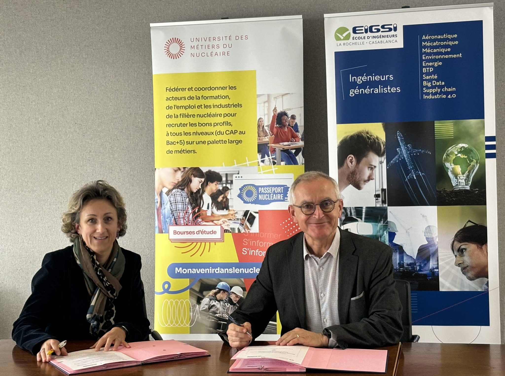 L’EIGSI signe une convention « Passeport Nucléaire » avec l’Université ...