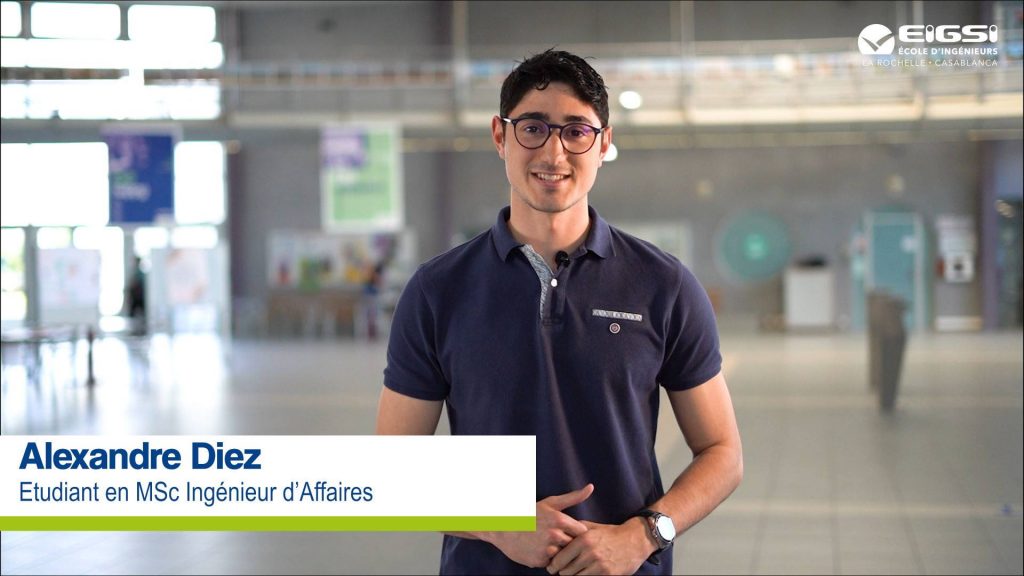 Témoignage Formation ingénieur d'Affaires (MSc) - Alexandre DIEZ
