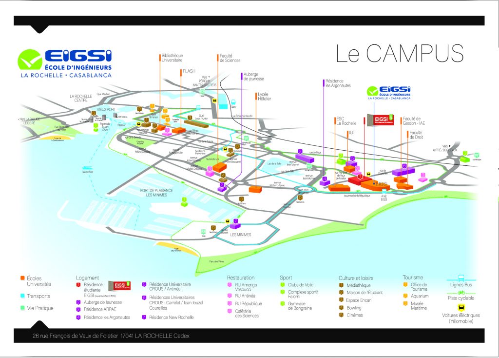 Formation ingénieur - se loger à La Rochelle